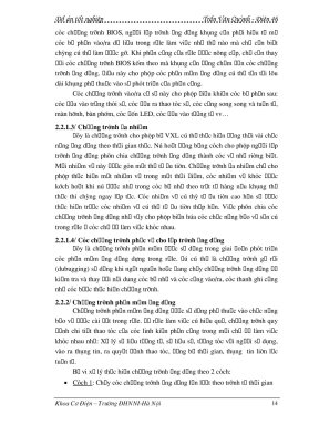 Tổng quan về role thuật số trong bộ phận truyền chuyển động của bộ khung máy p2 doc