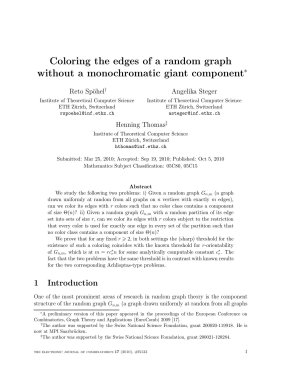 Báo cáo toán học: "Coloring the edges of a random graph without a ...