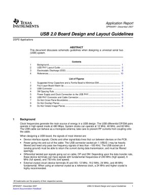 USB 2.0 Board Design and Layout Guidelines pot