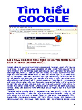 Tài liệu tìm hiểu về google pot