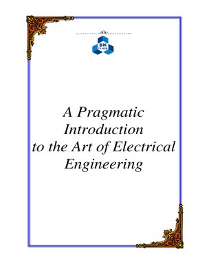 A Pragmatic Introduction to the Art of Electrical Engineering pdf