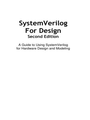 SystemVerilog For Design phần 1 pdf