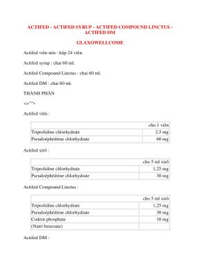 Lý thuyết y khoa: Tên thuốc ACTIFED docx