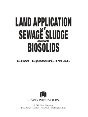 Land Application of Sewage Sludge and Biosolids - Chapter 1 docx