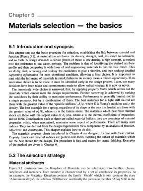 Engineering - Materials Selection in Mechanical Design Part 5 pot