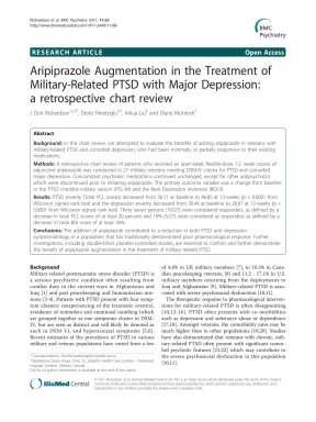 Báo cáo y học: " Aripiprazole Augmentation in the Treatment of Military ...
