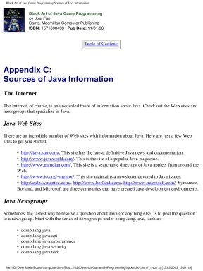 Black Art of Java Game Programming PHẦN 10 doc