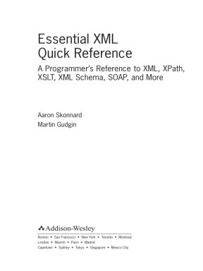 Essential xml Quick Reference PHẦN 1 doc