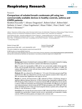 Báo cáo y học: " Comparison of exhaled breath condensate pH using two ...