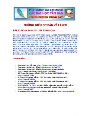 NHỮNG ĐIỀU CƠ BẢN VỀ LAYER doc