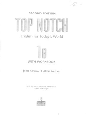 top notch english for today''s world workbook 1b