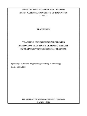 Teaching Engineering Mechanics based constructivist theory in training technological teacher ...