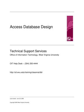 access database design