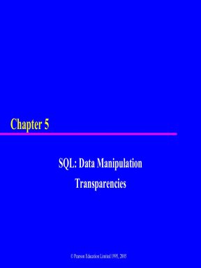 slide cơ sở dữ liệu tiếng anh chương (5) sql data manipulation ...