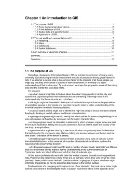 Principles of GIS chapter 1 an introduction to GIS