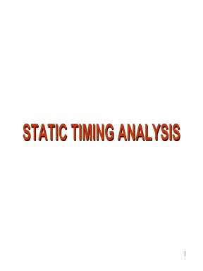 static timing analysis