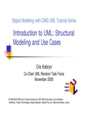Introduction to UML structural modeling and use cases