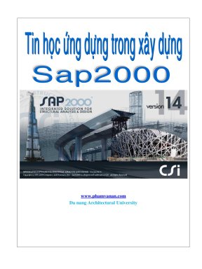 Tài liệu hướng dẫn sử dụng học Sap 2000 V14