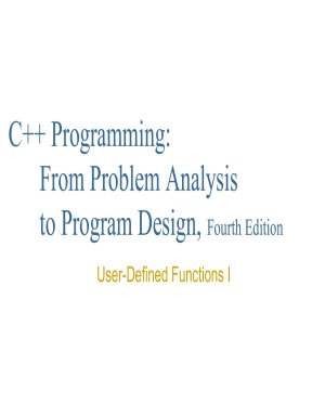 User defined functions i