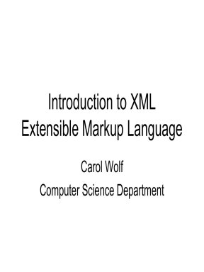 introduction to xml