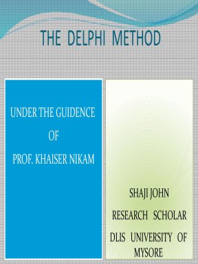 THE DELPHI METHOD FINAL
