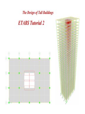 The design of tall buildings ETABS tutorial 2
