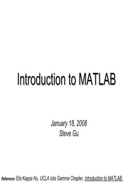 introduction to matlab tut
