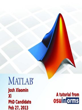 matlab tutorial slides