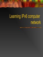 learning ipv6 computer network