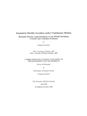 geometric facility location under continuous motion bounded-velocity approximations to the mobile