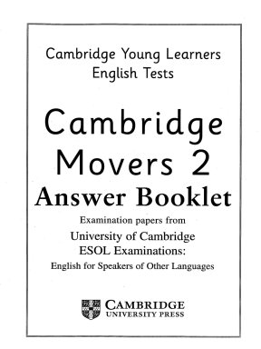 movers 2 answer booklet