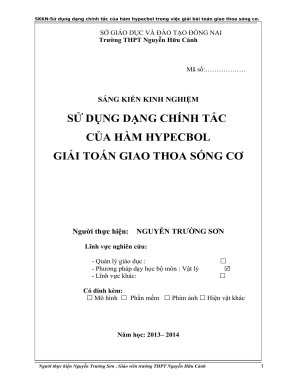 skkn sử dụng dạng chính tắc của hàm hypecbol giải toán giao thoa sóng cơ