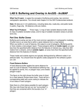 Buffering and Overlay in ArcGIS ArcMAP