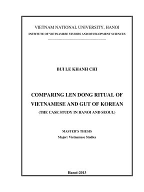 Comparing Len Dong ritual of Vietnamese and Gut of Korean (the case ...
