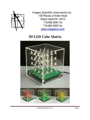 giáo trình 3D LED Cube Matrix