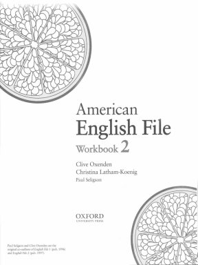 American english file 2 workbook