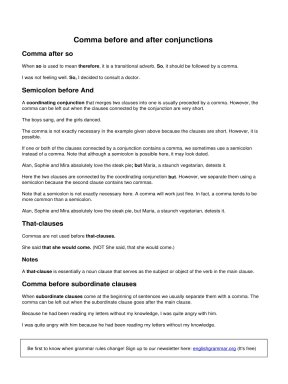 Comma before and after conjunctions