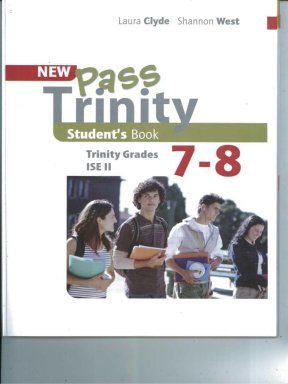 new pass trinity students book trinity grades ise ii 7-8