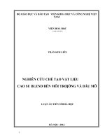 Caosu flo (fluoroelastomer) - Tình hình nghiên cứu- 123docz.net