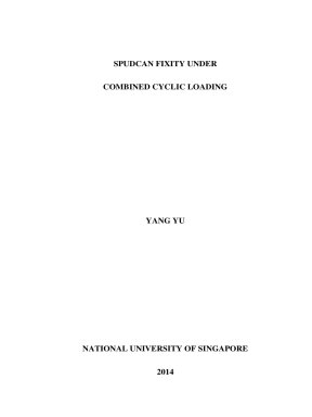 Spudcan fixity under combined cyclic loading