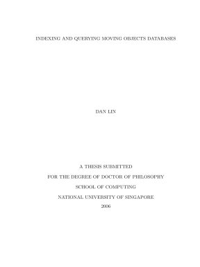 indexing and querying moving objects databases