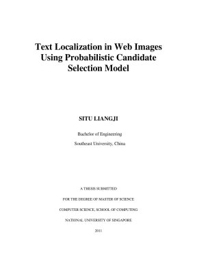 Text localization in web images using probabilistic candidate selection model