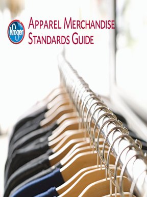 Apparel merchandise standards guide