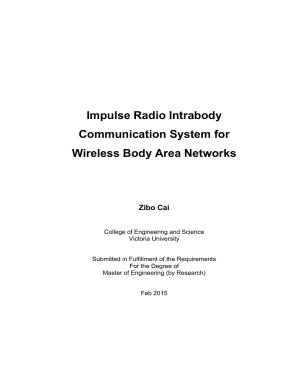 Impulse radio intrabody communication system for wireless body area networks