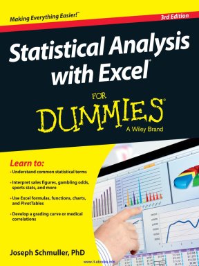 Statistical analysis with excel for dummies, 3rd edition