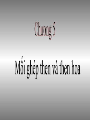 Chương 5 mối ghép then và then hoa