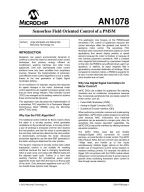 AN1078 sensorless field oriented control of a PMSM