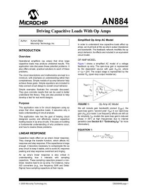 AN0884 driving capacitive loads with op amps