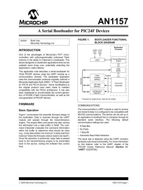 AN1157 a serial bootloader for PIC24F devices