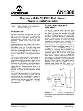 AN1300 designing with the MCP3901 dual channel analog to digital converters